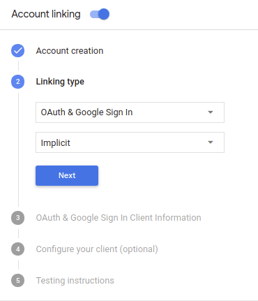 Account linking with OAuth and Google Sign-In | Actions on Google ...