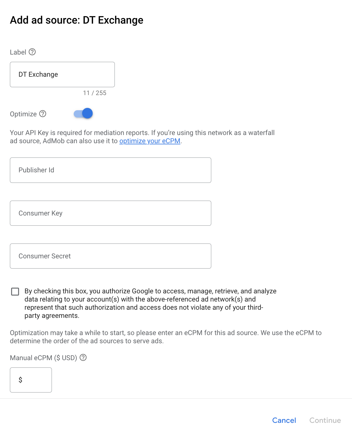 Integrate DT Exchange with mediation | Android | Google for Developers