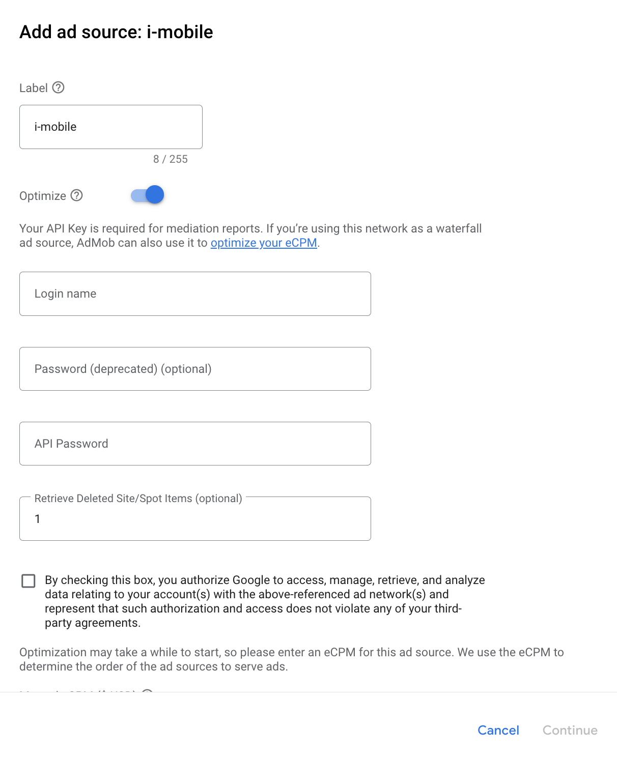 Integrate i-mobile with mediation | Android | Google for Developers