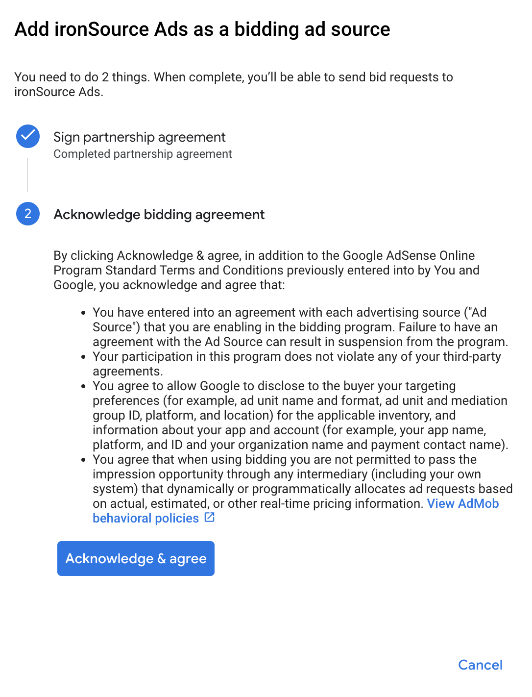 Integrate ironSource Ads with mediation | Android | Google for Developers