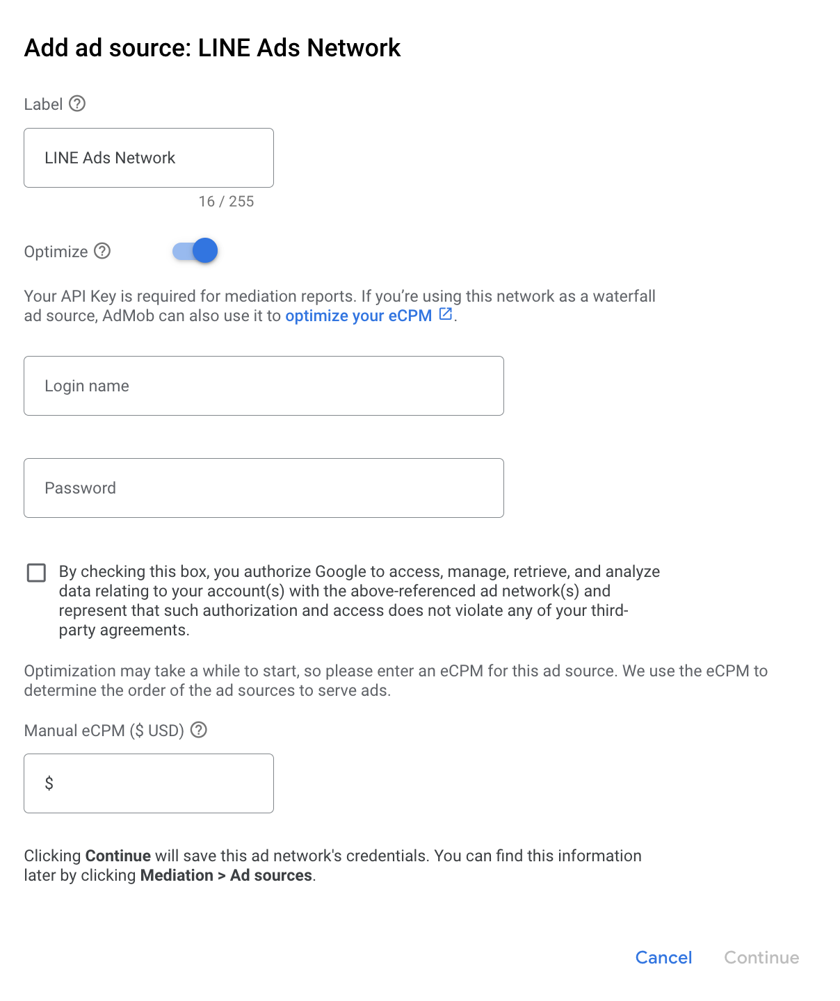 Integrate Line with mediation (Beta) | Android | Google for Developers Integrate Line with mediation (Beta) | Android | Google for Developers