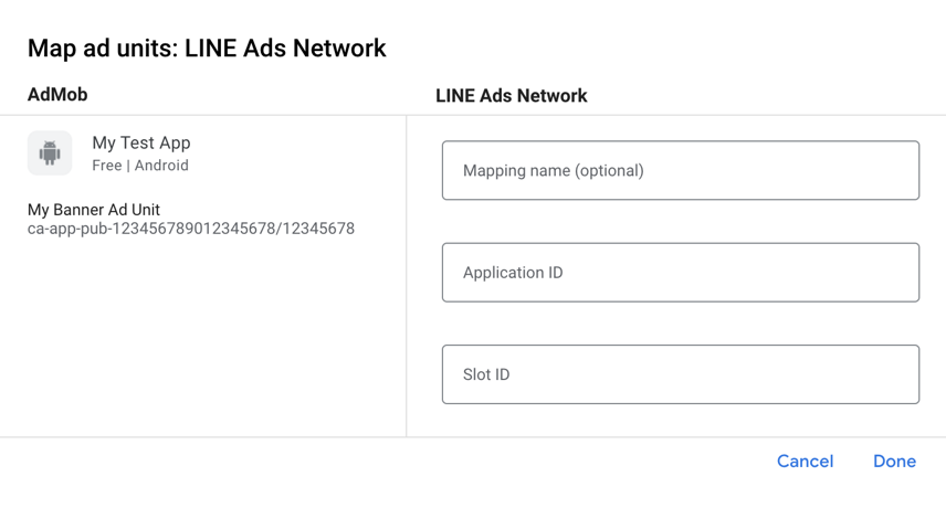 Integrate Line with mediation (Beta) | Android | Google for Developers