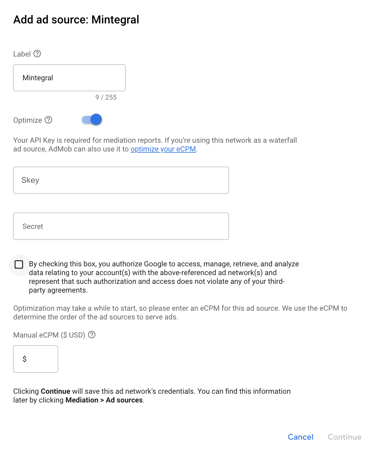 Integrate Mintegral with mediation | Android | Google for Developers