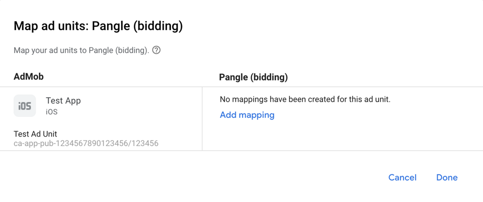 Integrate Pangle with mediation | iOS | Google for Developers