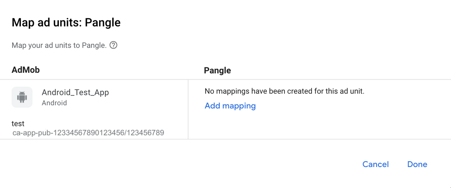 Integrate Pangle with mediation | Android | Google for Developers