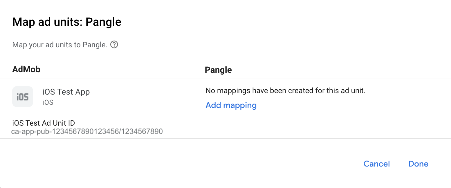 Integrate Pangle with mediation | iOS | Google for Developers