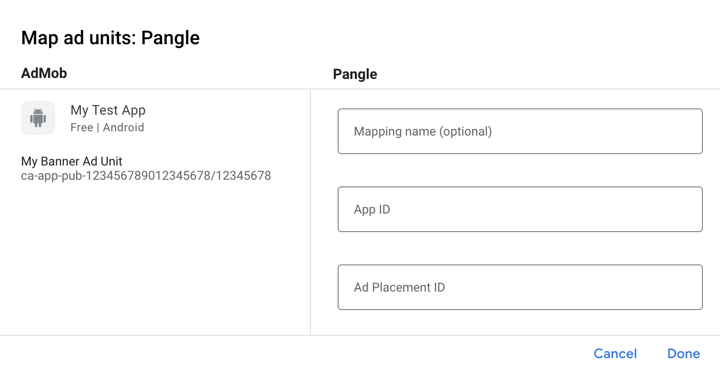 Integrate Pangle with mediation | Android | Google for Developers