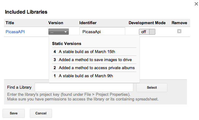 Libraries | Apps Script | Google Developers