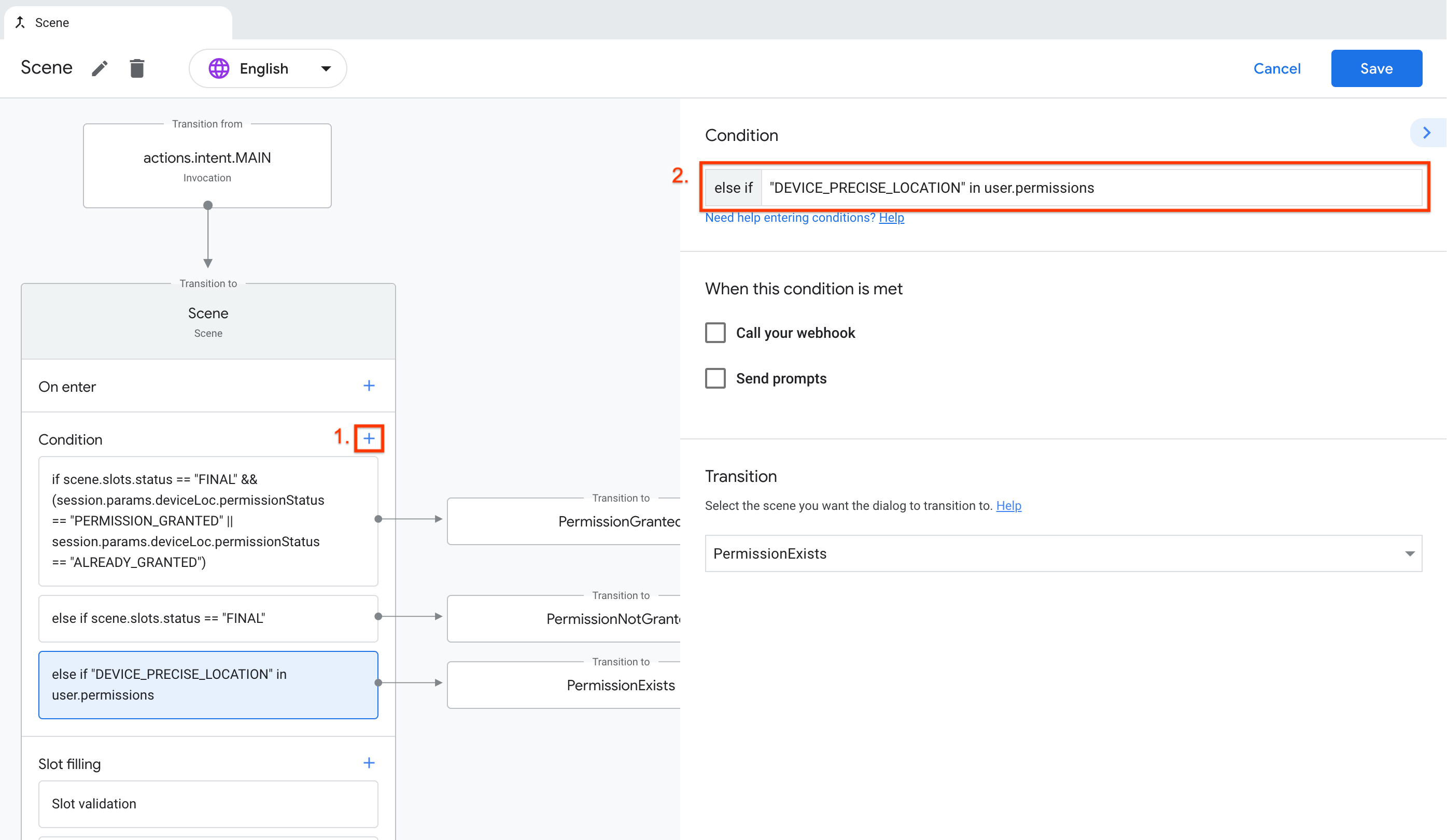 Permissions | Conversational Actions | Google Developers