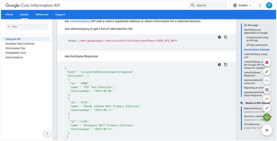 Civic Information API | Google Developers