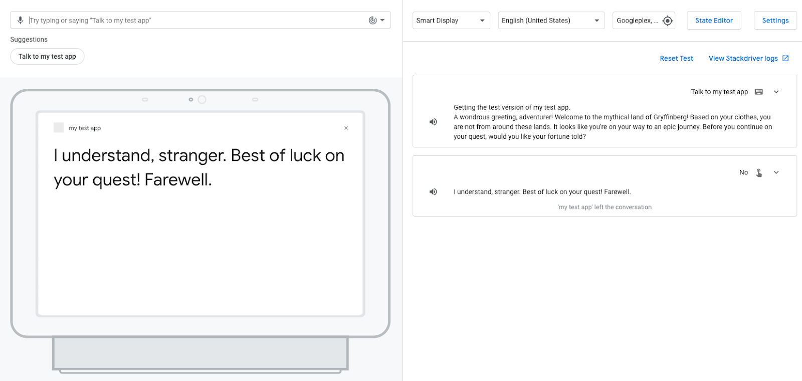 Build Actions for Google Assistant using Actions Builder (Level 1 ...