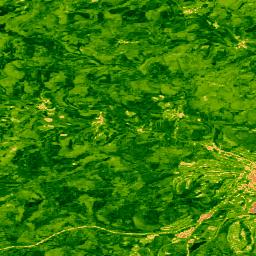 Landsat Collection 2 Tier 1 Level 2 32-Day EVI Composite | Earth Engine ...