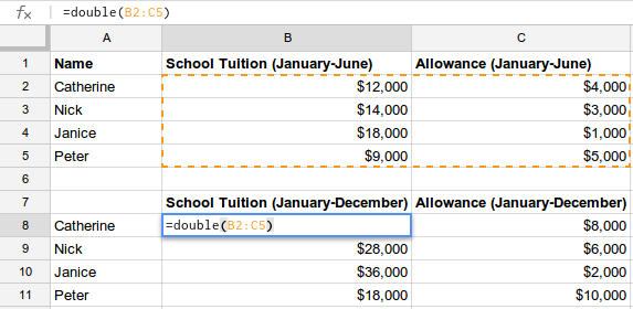 Custom Functions In Google Sheets Apps Script Google Developers