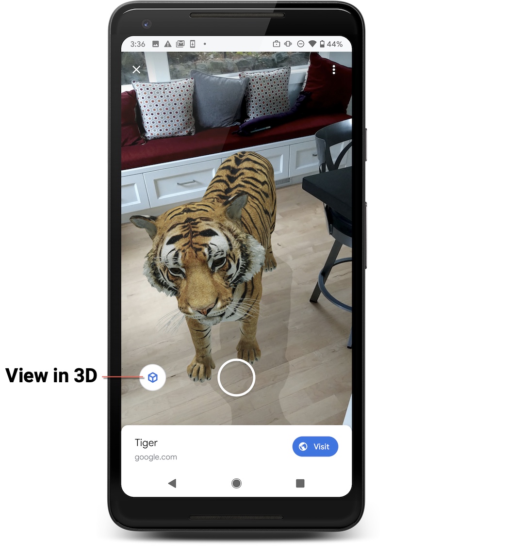 Menggunakan Scene Viewer untuk menampilkan model 3D interaktif dalam AR dari aplikasi atau ...