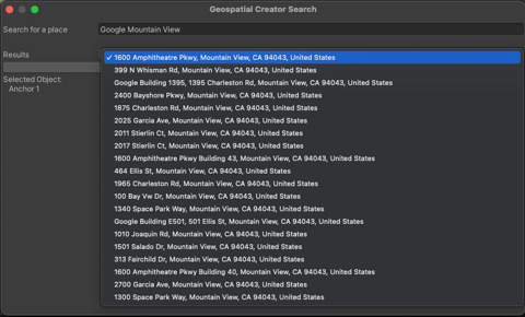 Search for points of interest in Geospatial Creator for Unity | ARCore | Google for Developers