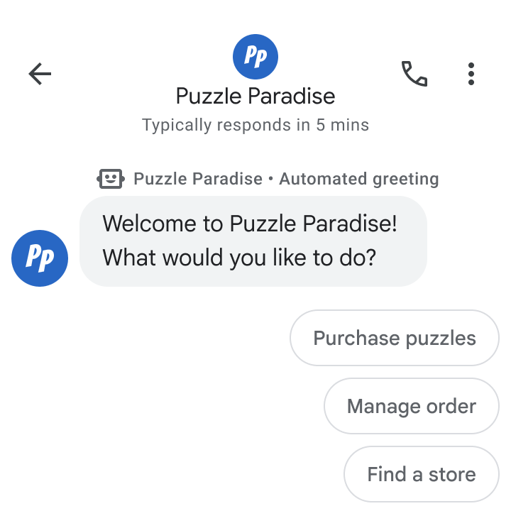 Business Messages | Google for Developers
