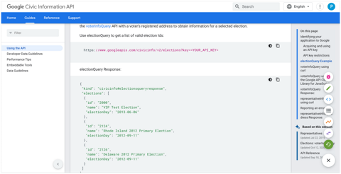 Civic Information API | Google for Developers