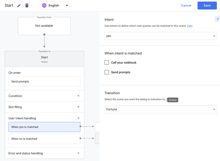 Build Actions for Google Assistant using Actions Builder (Level 2) | Google for Developers