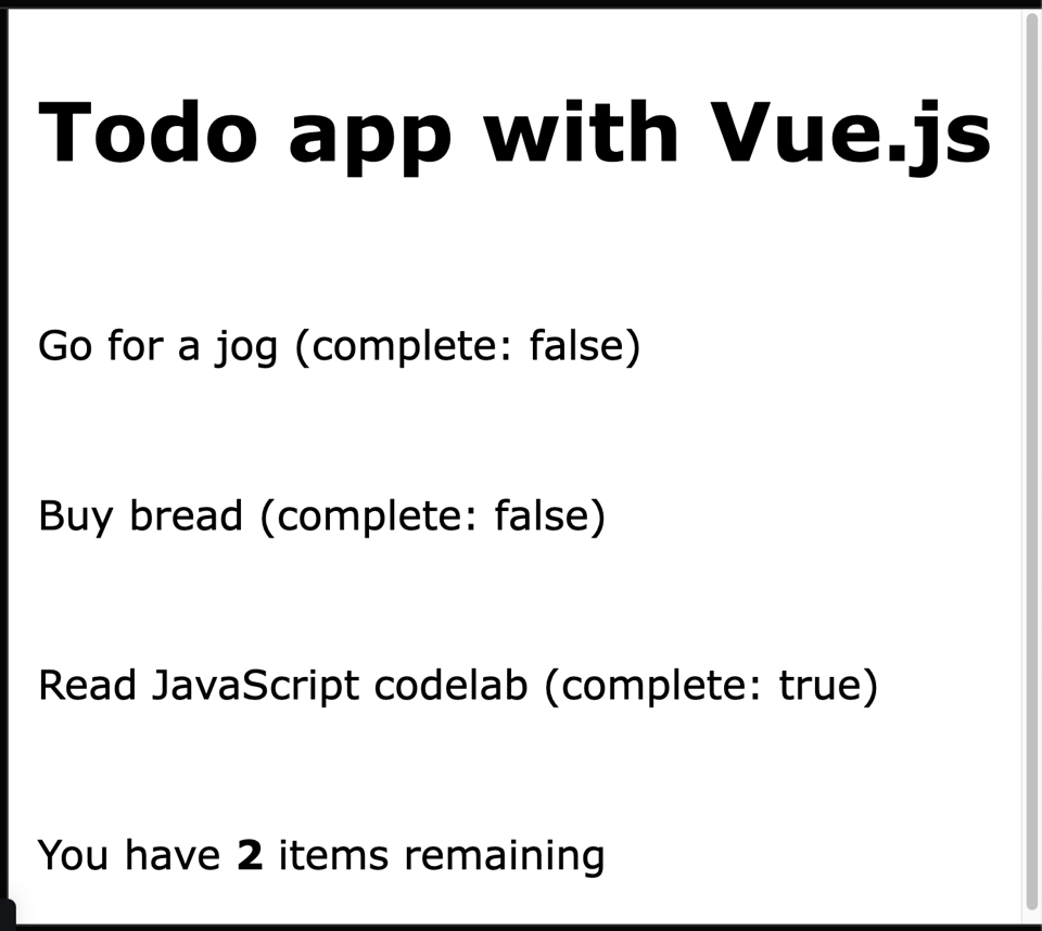 Build A Simple Web App With Vue Google For Developers