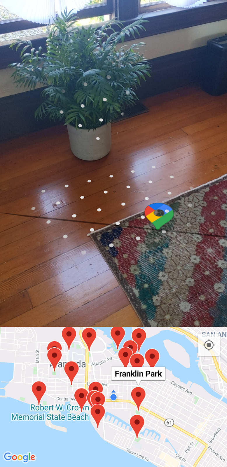 Display nearby places in AR on Android (Kotlin) | Google for Developers