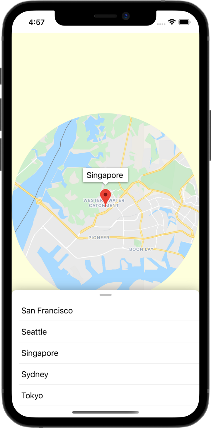 Add a map to your iOS app with SwiftUI (Swift) | Maps SDK for iOS | Google for Developers