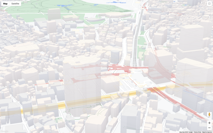 Build 3D map experiences with WebGL Overlay View | Google for Developers