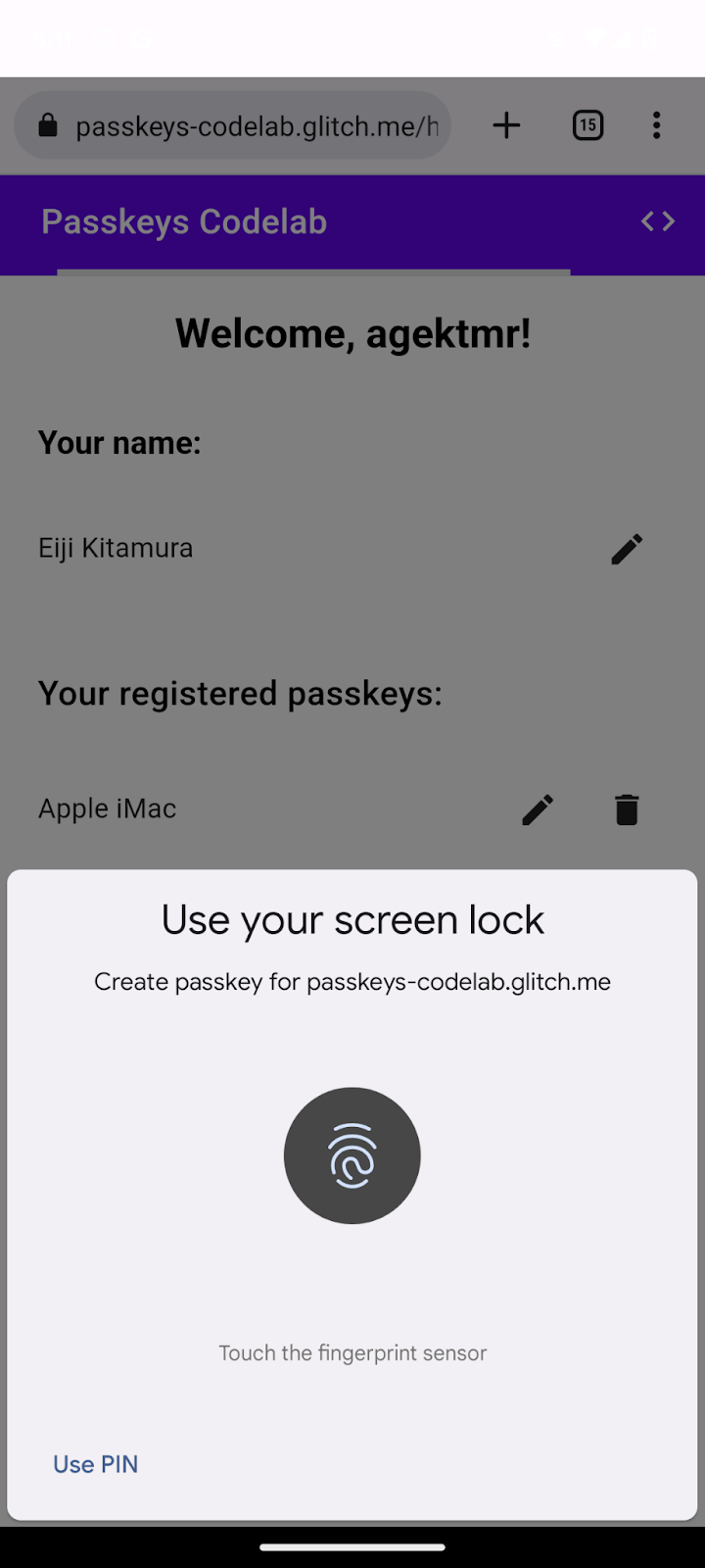 Implement passkeys with form autofill in a web app | Google for Developers Implement passkeys with form autofill in a web app | Google for Developers