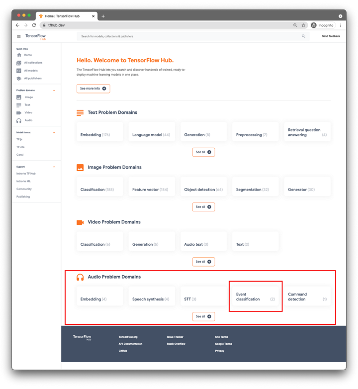Create a basic app for audio classification | Google for Developers
