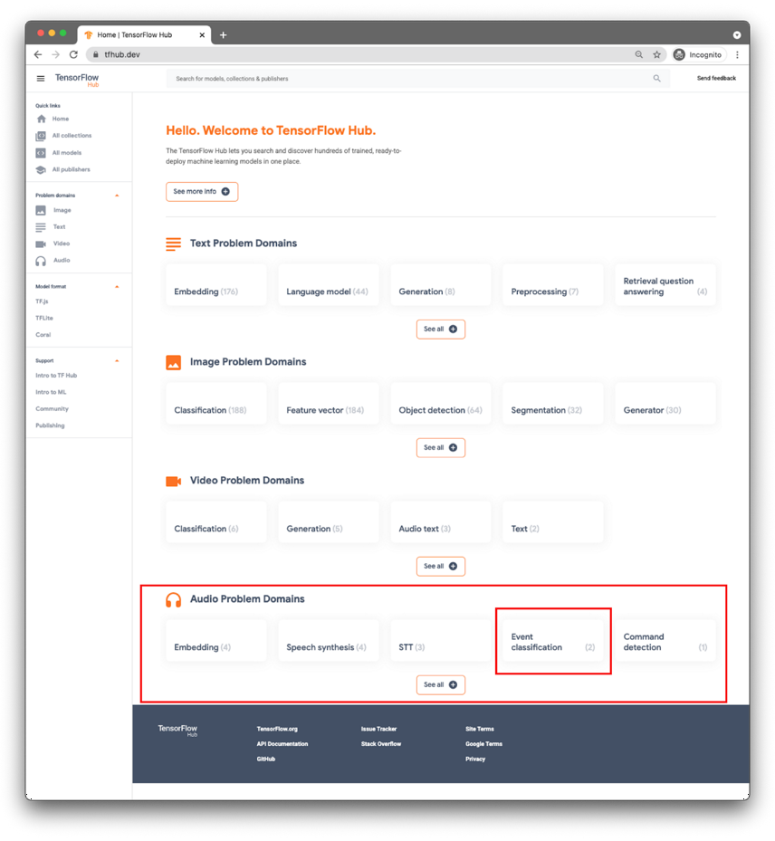 Create a basic app for audio classification | Google for Developers
