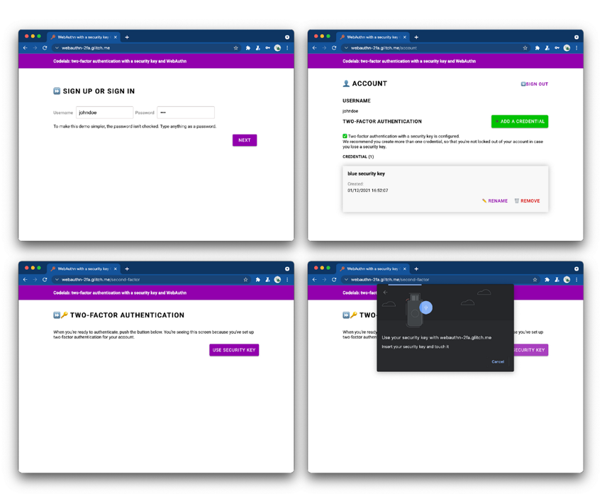 Secure your site with two-factor authentication with a security key ...