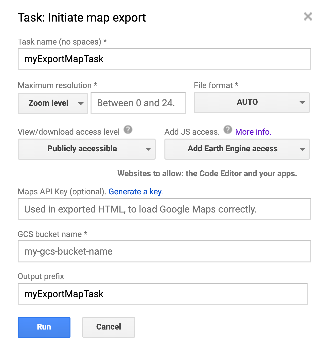 Exporting Map Tiles Google Earth Engine Google For Developers