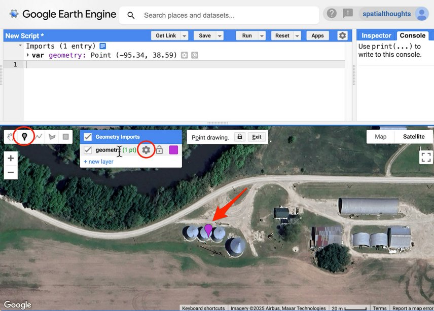 Similarity Search with Satellite Embedding Dataset | Google Earth ...