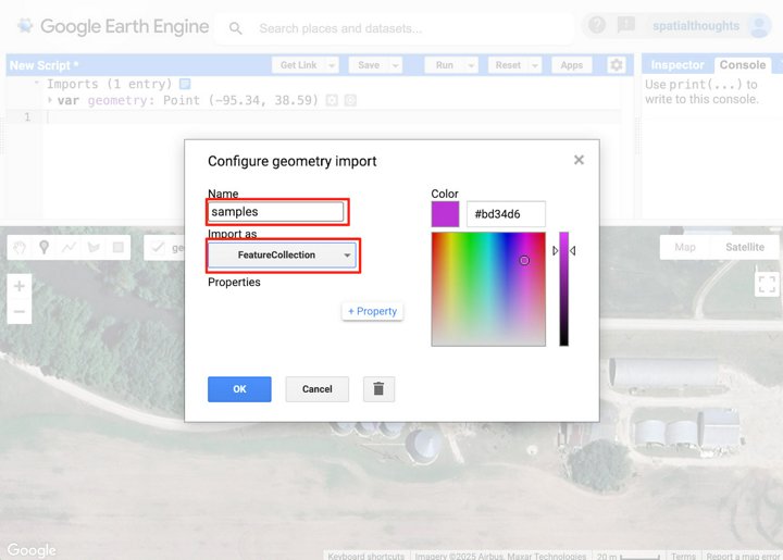 Similarity Search with Satellite Embedding Dataset | Google Earth ...