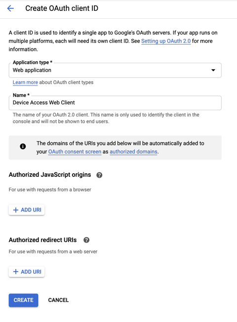 Building a Device Access Web Application | Google for Developers