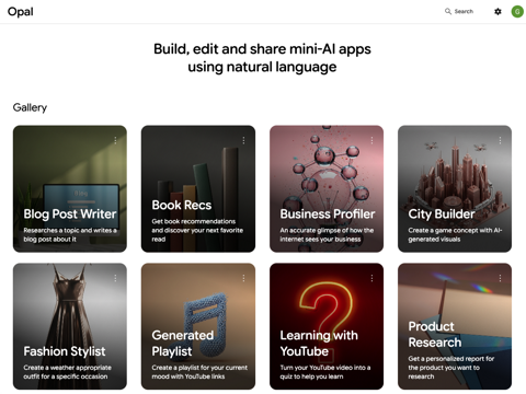 Opal | Google for Developers