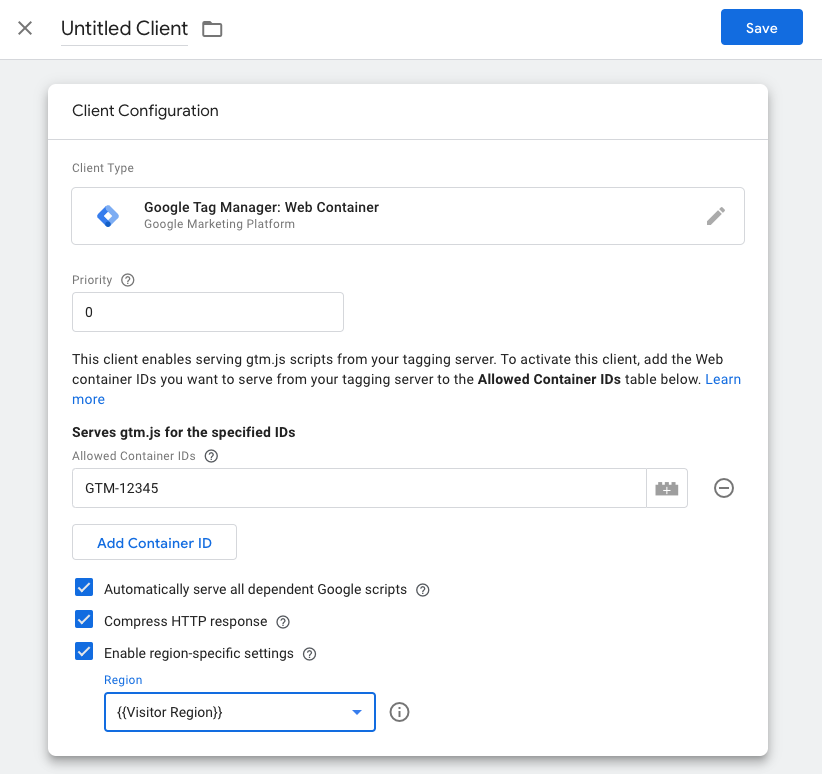 Load Google scripts through server-side tagging | Google Tag Manager ...