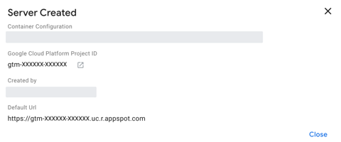 Setting up a new server container | Server-side tagging fundamentals | Google for Developers