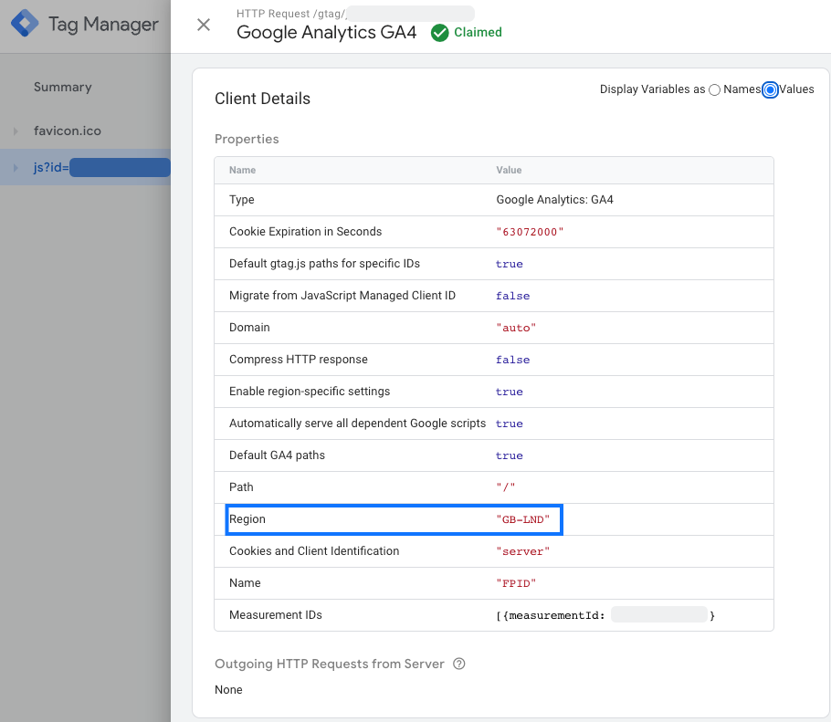 Enable region-specific behavior for tags | Google Tag Manager - Server-side | Google for Developers