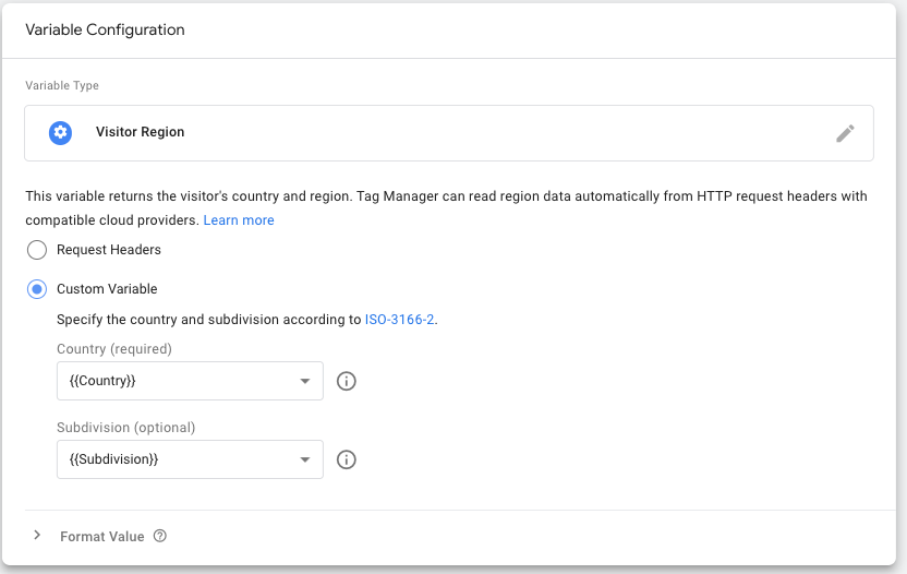 Enable region-specific behavior for tags | Google Tag Manager - Server ...