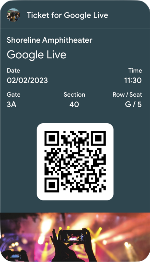 Event tickets | Google for Developers