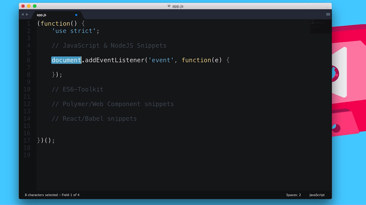 Sublime（および Atom）スニペット | Chrome, Web Dev Libraries, and Guides - Google for Developers